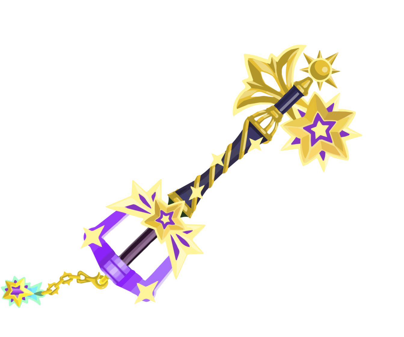 I really like the concept of Keyblades having evolution like Pokémon ...