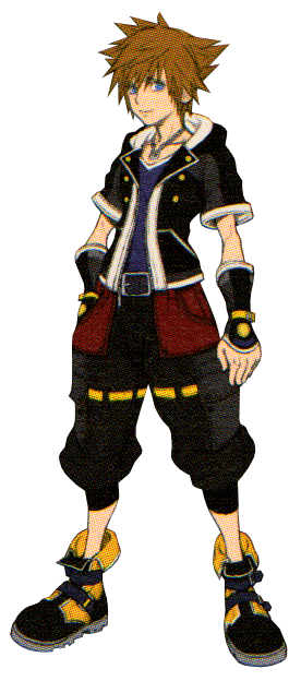 File:Sora 2F (Art) KHIII.png - Kingdom Hearts Wiki, the Kingdom Hearts ...