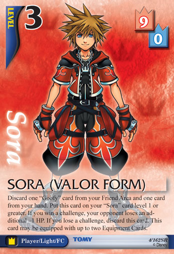 TCG:Sora (Valor Form) - Kingdom Hearts Wiki, the Kingdom Hearts ...