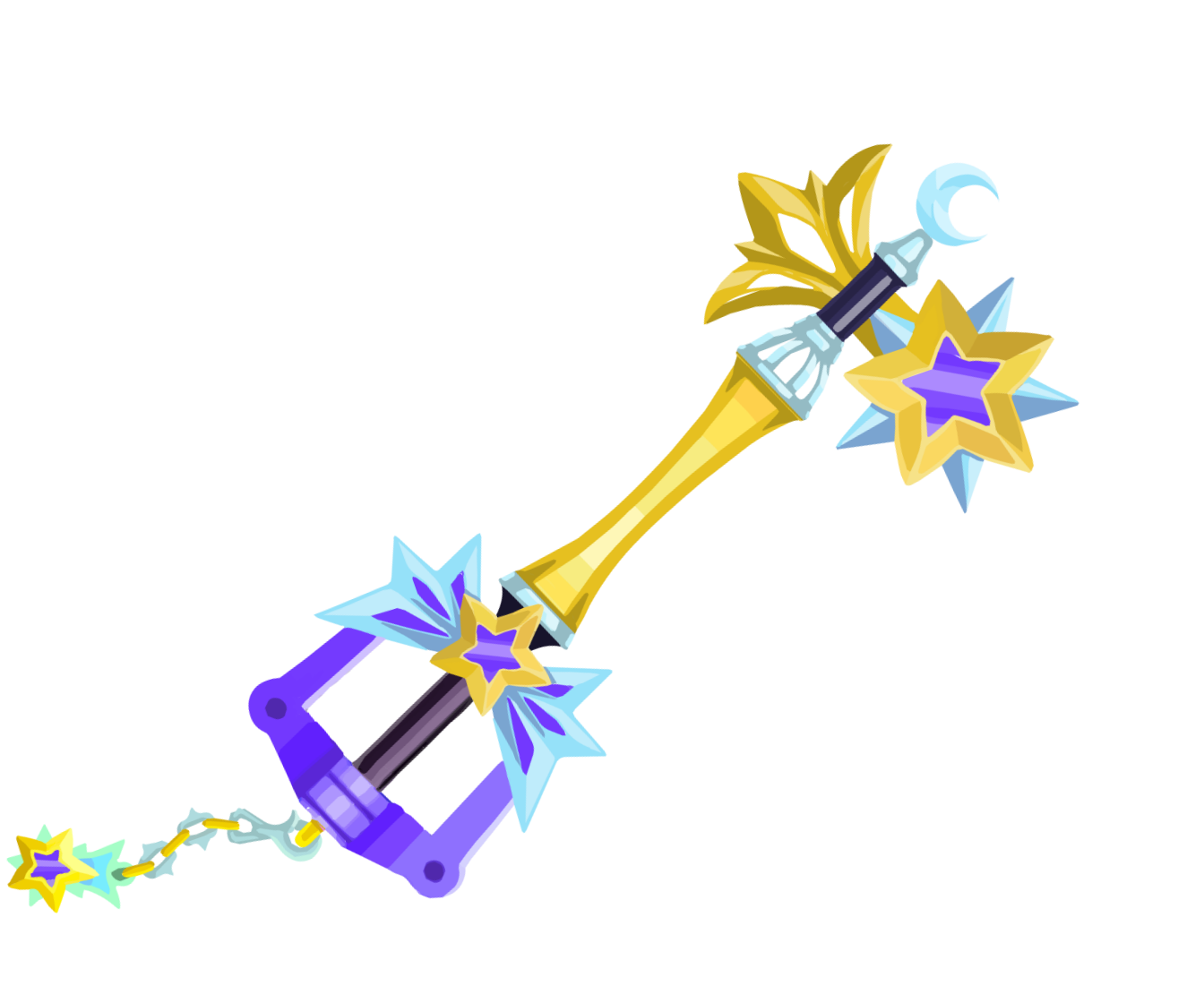 J'aime beaucoup le concept des Keyblades ayant une évolution comme ...