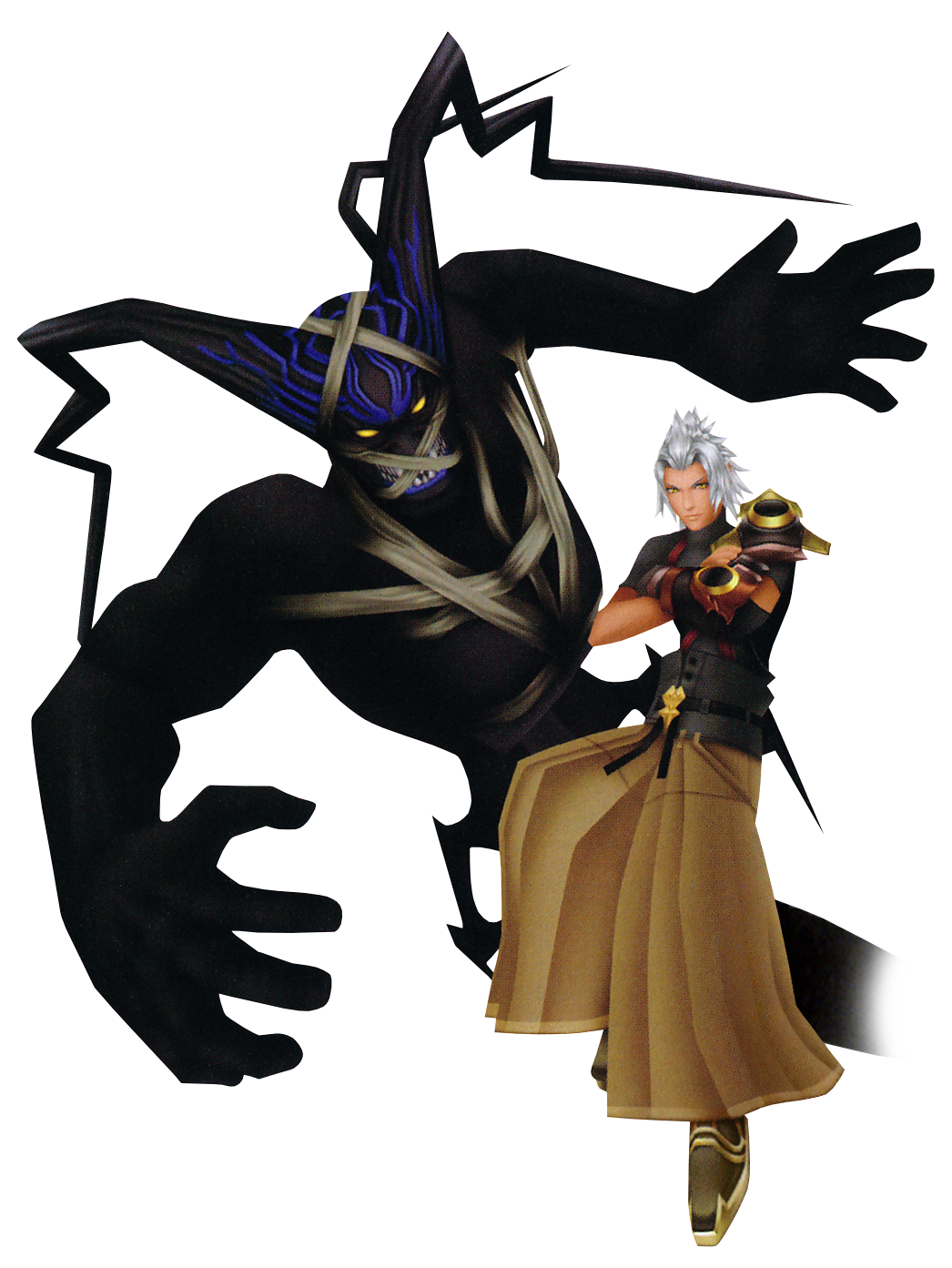 File:Terra-Xehanort (with Dark Figure) KHBBS.png - Kingdom Hearts Wiki ...