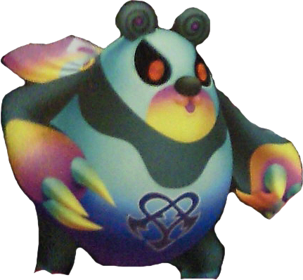 File:Kooma Panda (Nightmare) KH3D.png - Kingdom Hearts Wiki, the ...