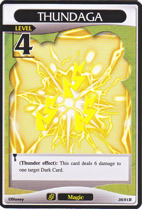 TCG:Thundaga - Kingdom Hearts Wiki, the Kingdom Hearts encyclopedia
