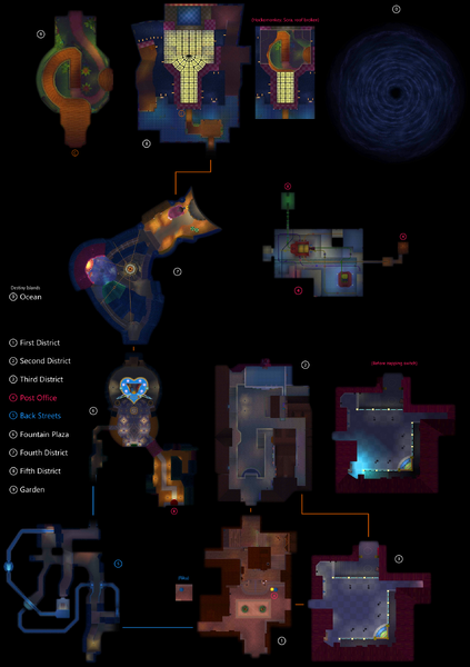 File:Minimap (Traverse Town) KH3D.png - Kingdom Hearts Wiki, the ...