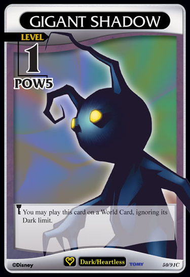 TCG:Gigant Shadow - Kingdom Hearts Wiki, the Kingdom Hearts encyclopedia
